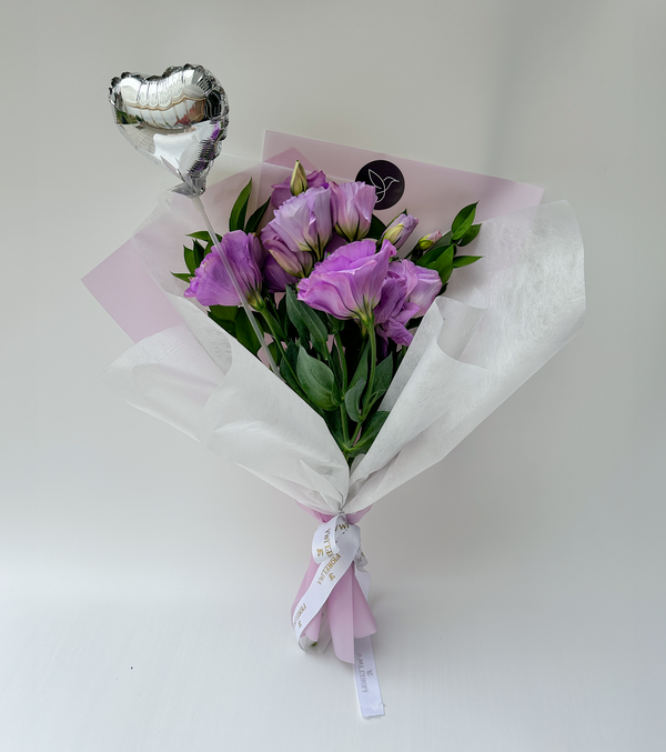 Ramo Lila Lisianthus - Flores Moradas – Florelima Atelier